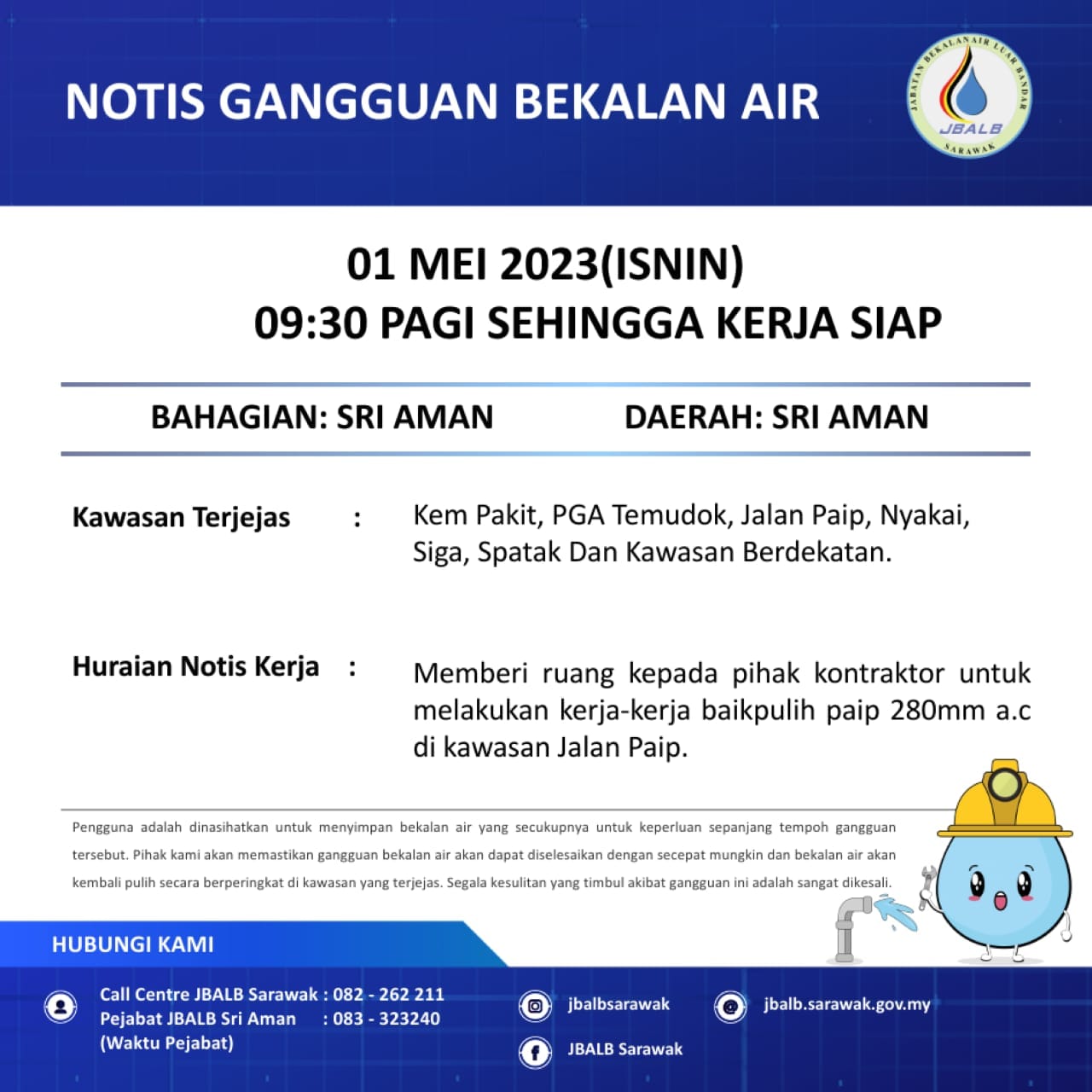 Official Website of Sarawak Rural Water Supply Department (JBALB)