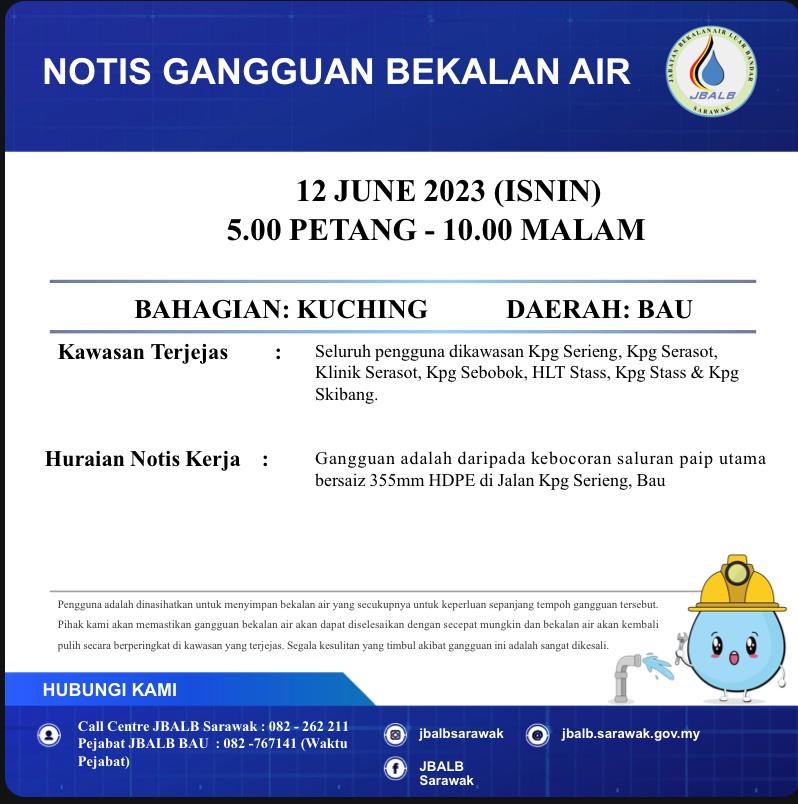 Announcement - Official Website of Sarawak Rural Water Supply ...