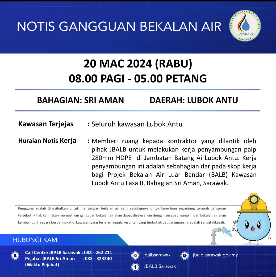 - Official Website of Sarawak Rural Water Supply Department (JBALB)