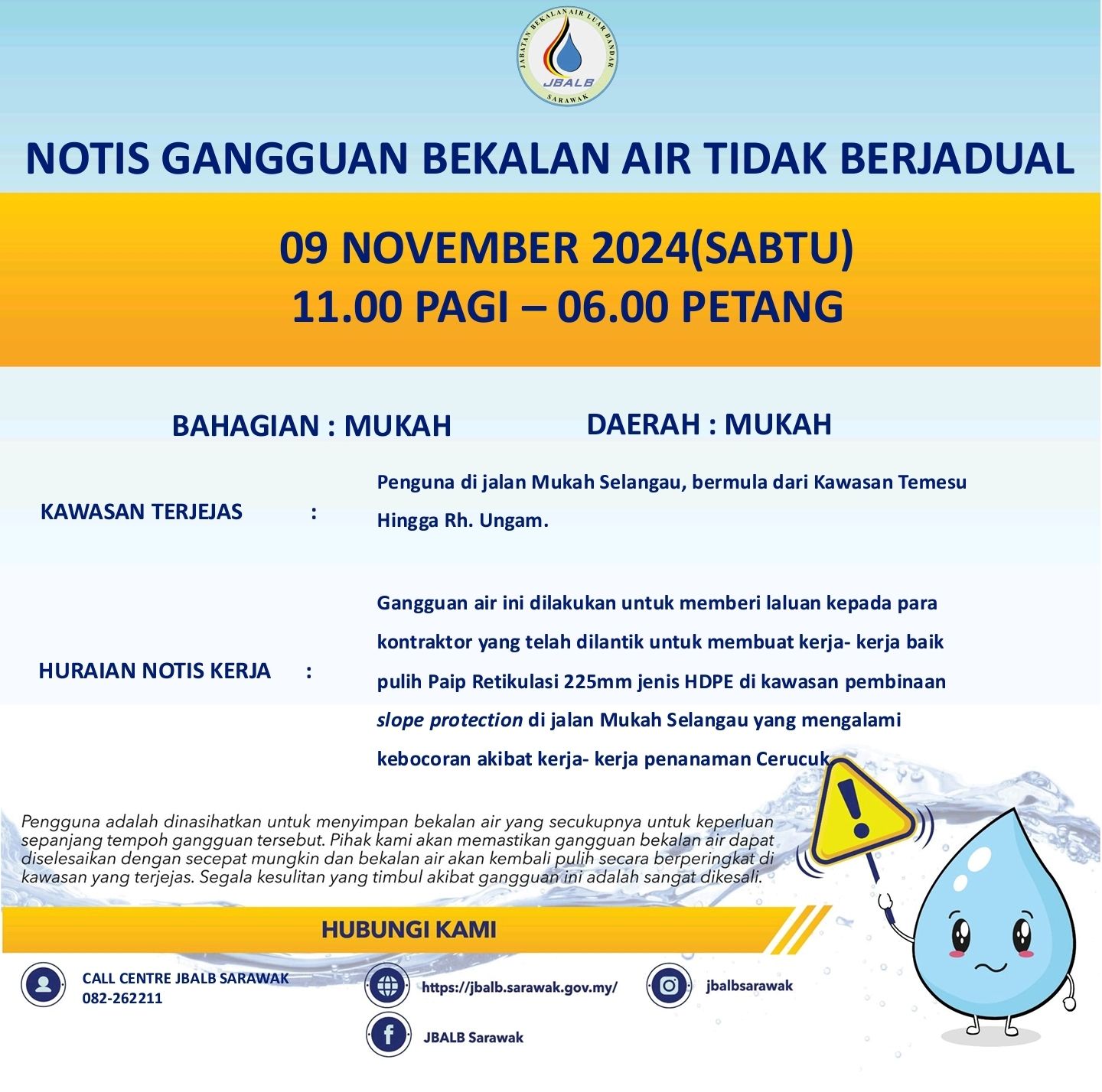 Announcement - Official Website of Sarawak Rural Water Supply ...