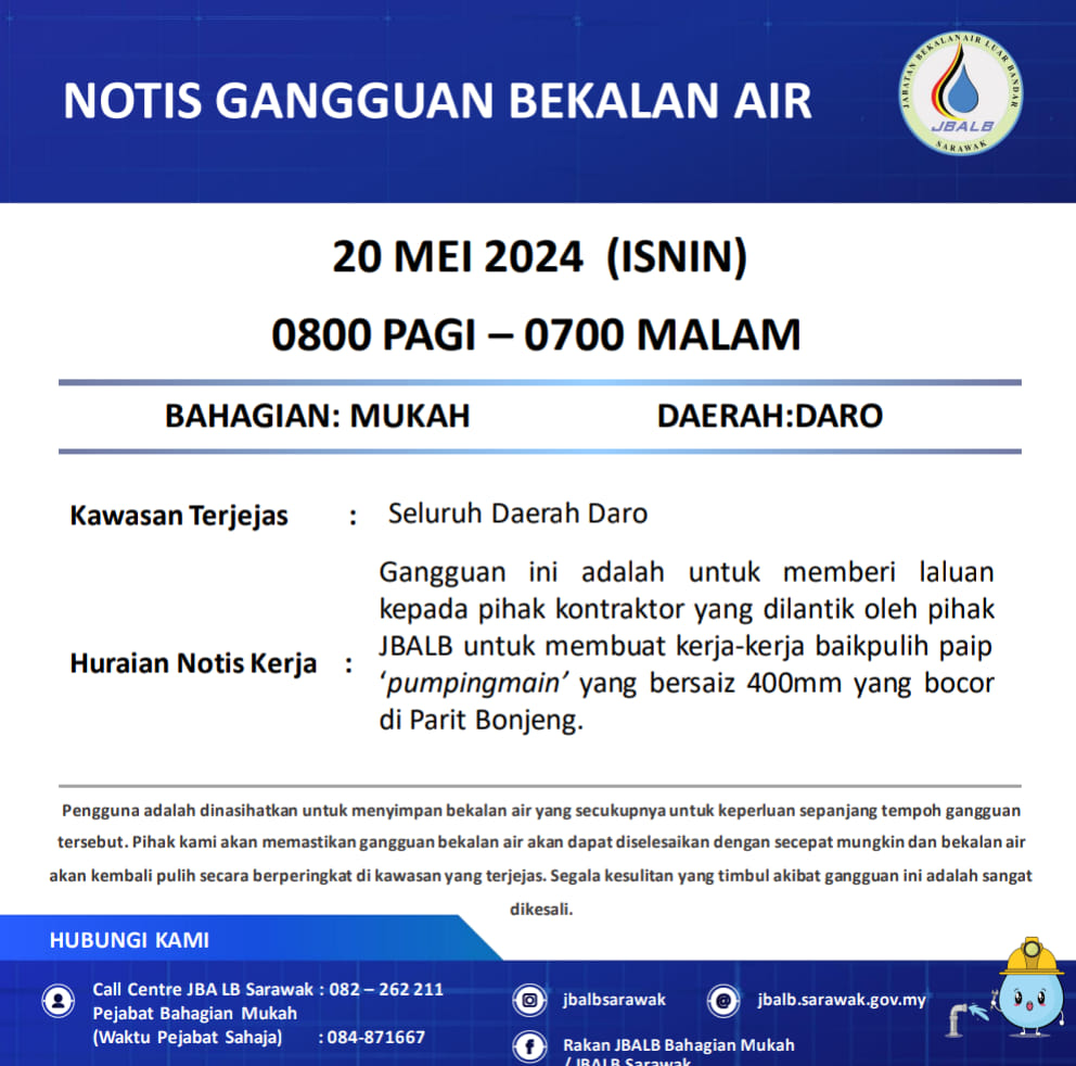 Betong - Official Website of Sarawak Rural Water Supply Department (JBALB)